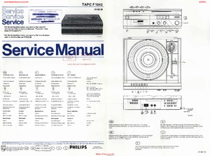 Philips F1042 Service Manual PDF Free Download